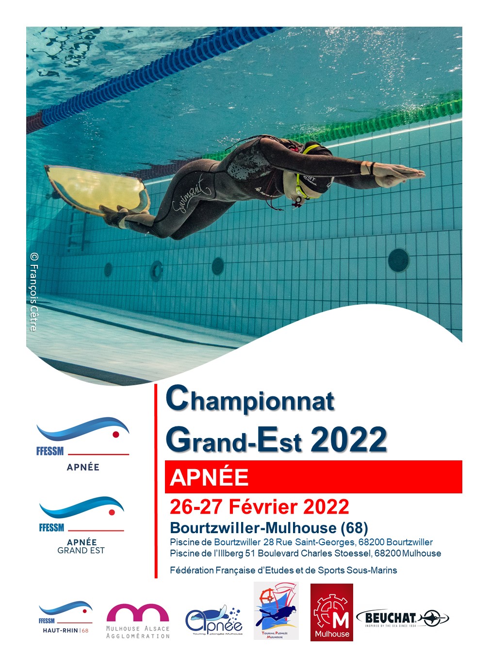 Apnée – Championnat régional Est 2022 – CODEP68