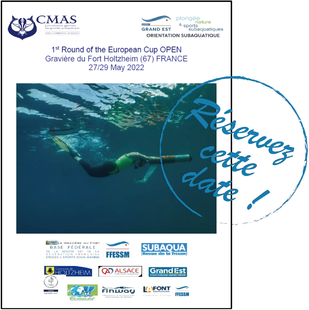 (Archive) Coupe d’Europe Orientation Sub à la GDF les 27/28/29 Mai 2022 – CODEP68