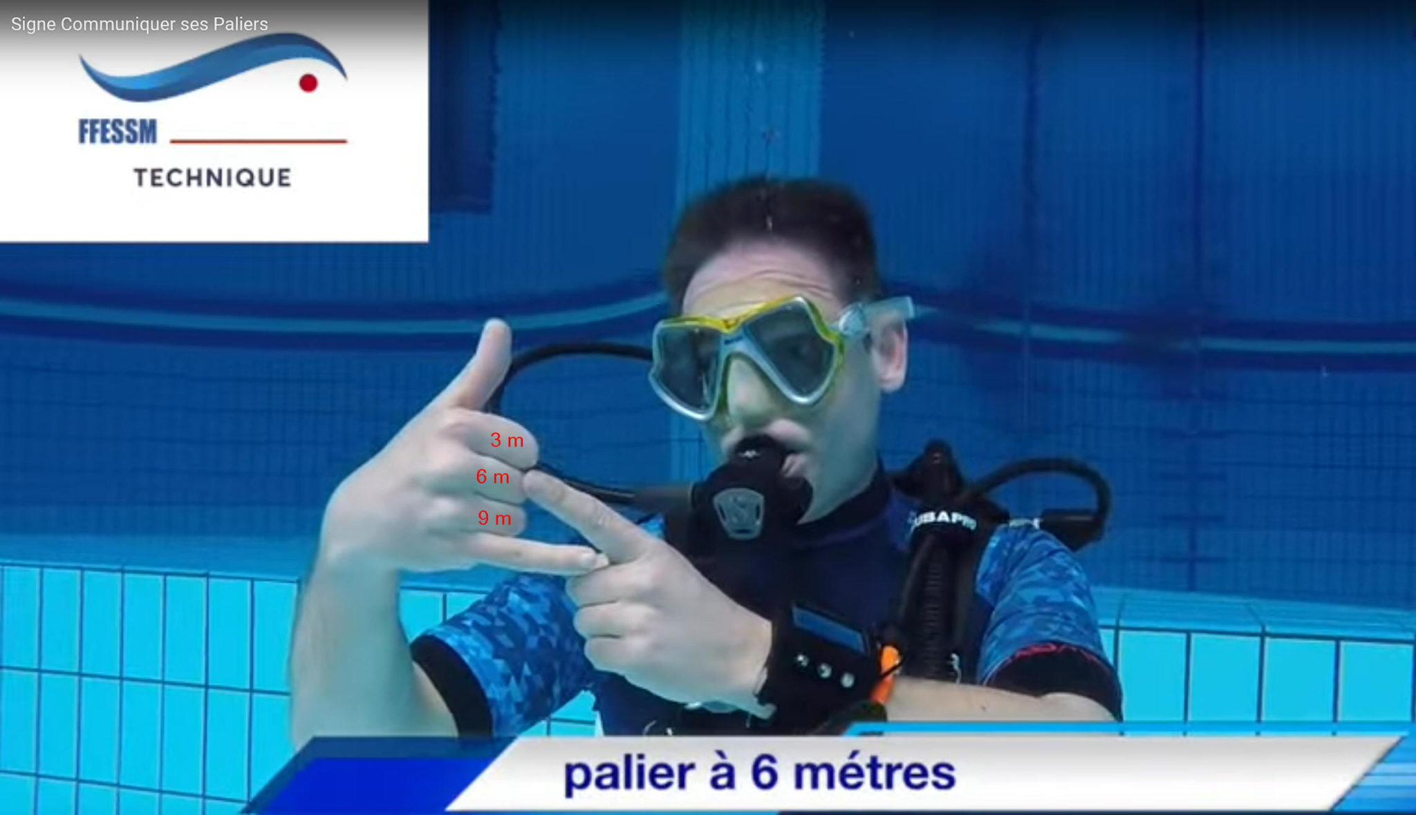 Les nouveaux signes officiels FFESSM – CODEP68